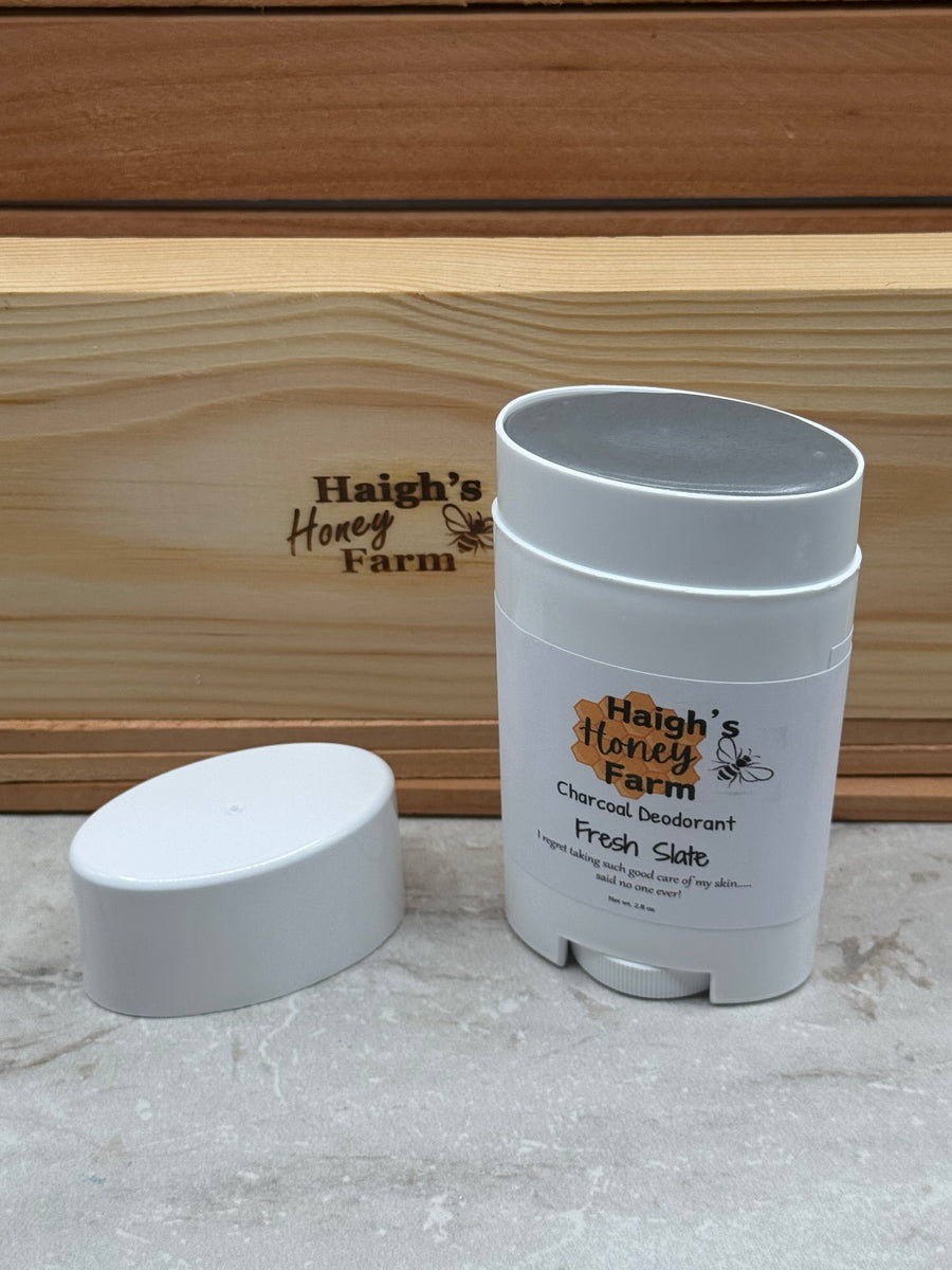 Fresh Slate Natural Charcoal Deodorant – Haigh's Honey Farm
